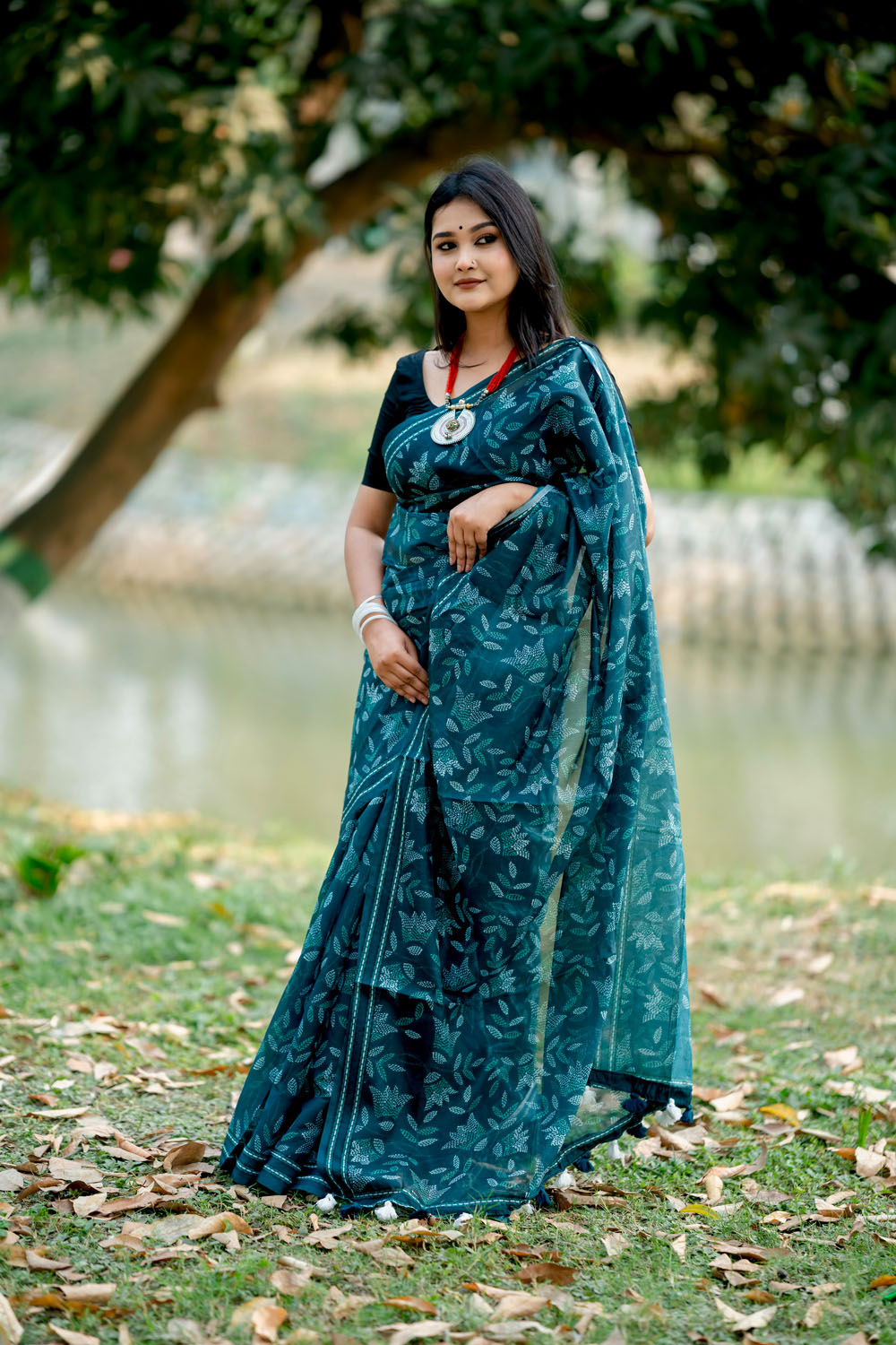 Nakshi | Tangail Silk Saree - Closet By Susmita